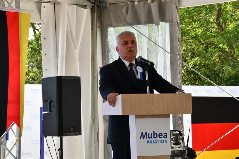 Vali Aziz Yıldırım Mubea Aviation Havacılık Fabrikasının Temel Atma ... Vali Aziz Yıldırım Mubea Aviation Havacılık Fabrikasının Temel Atma ...